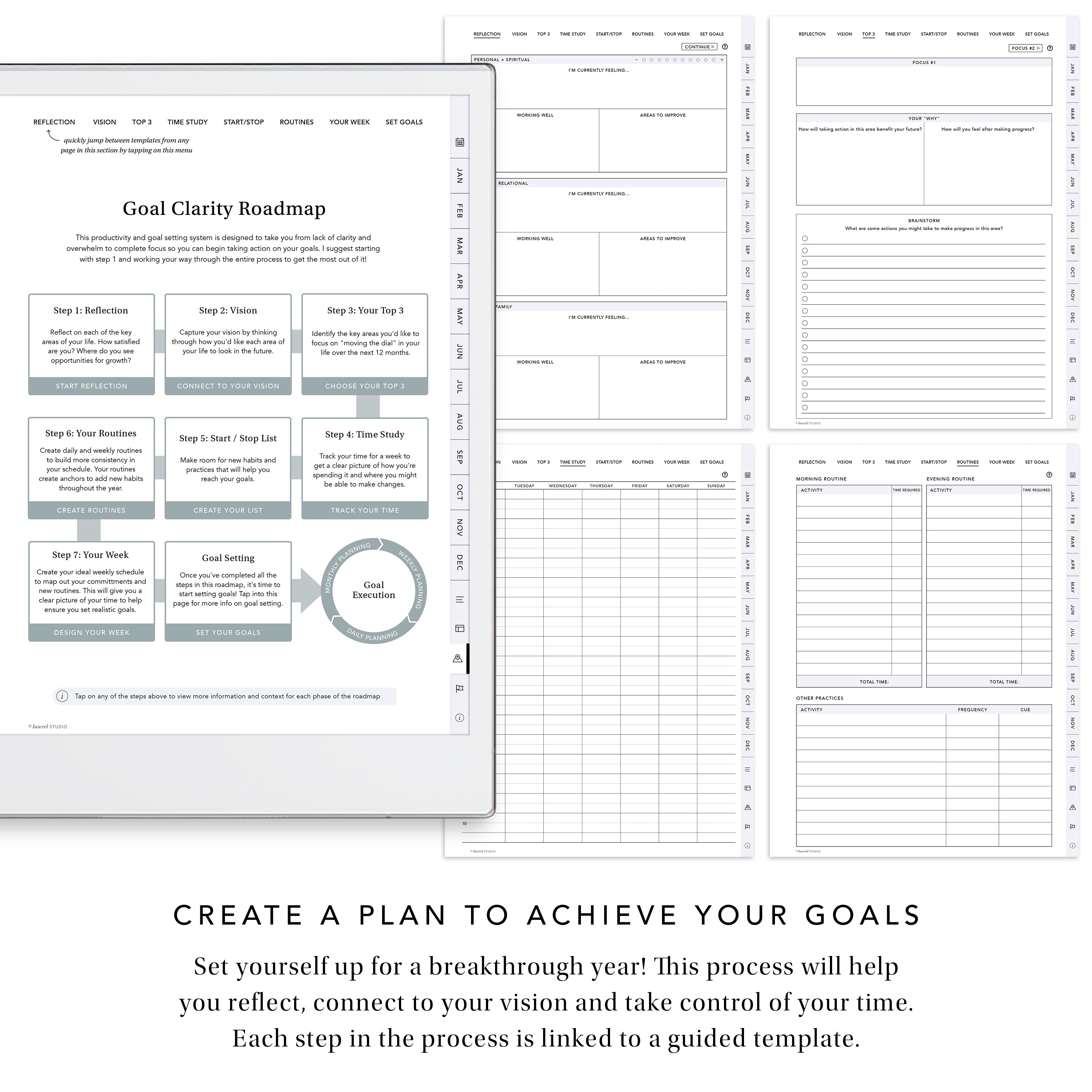 2025 Planner for E-Ink Tablets (Supernote, Boox and reMarkable ...