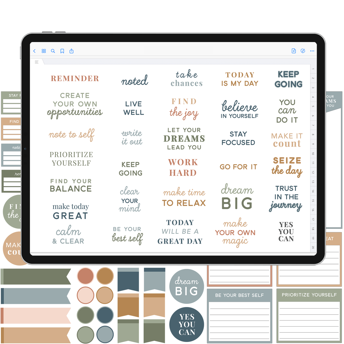 Motivational Sticker Set – Laurel Studio